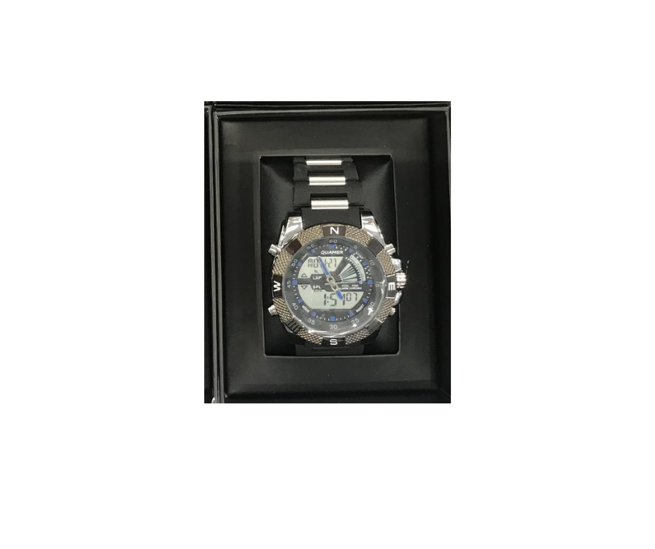 QUAMER Digital / Analogue Dual Time Gents Watch (1 Assorted item ...