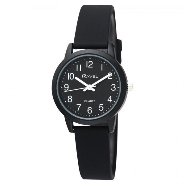 Ravel Unisex Sports Black Silicone Watch R1813.3 – Gadgetize