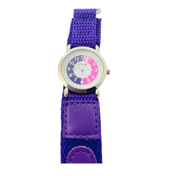 Olivia Girls Analogue Classic Quartz Watch with Textile Strap TOC149 ...