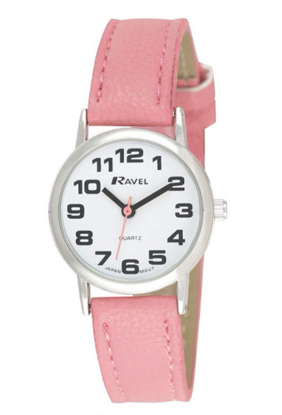Ravel Womens Classic Strap Watch Pink Watch R0105.13.15LA – Gadgetize