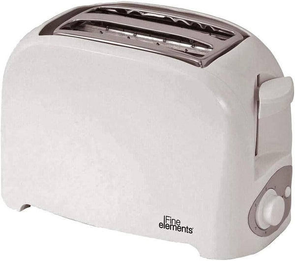 Fine Elements White 2 Slice Toaster- SDA1008 – Gadgetize